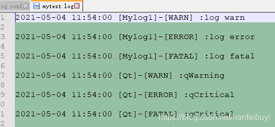 QT log4qt的简单使用_log4qt使用-CSDN博客