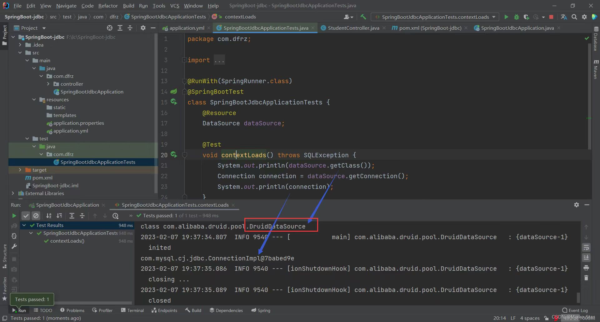 SpringBoot整合Druid-CSDN博客