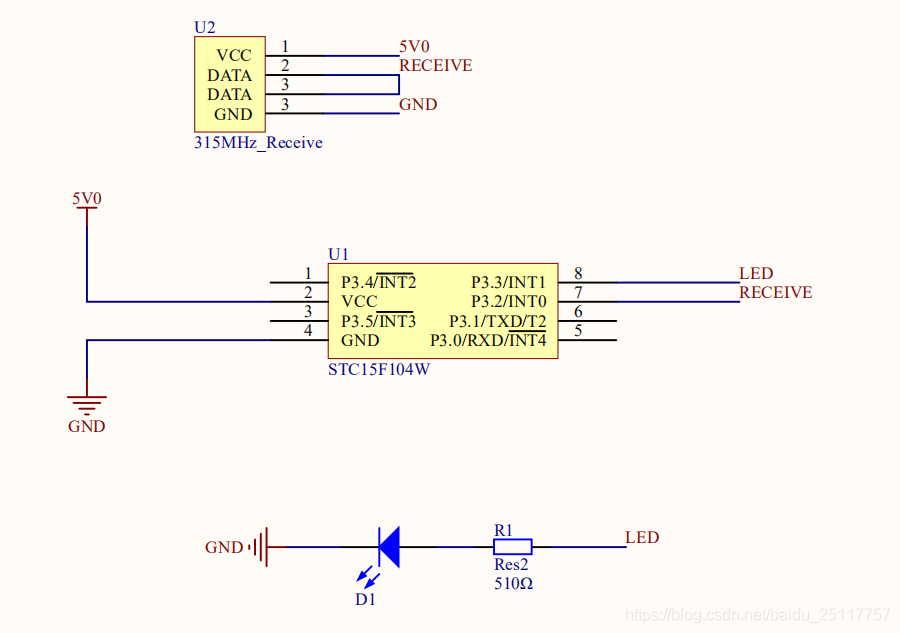 STC15F104W 使用 315/433 MHz 超再生模块发送/接收数据_315mhz硬件原理框图-CSDN博客