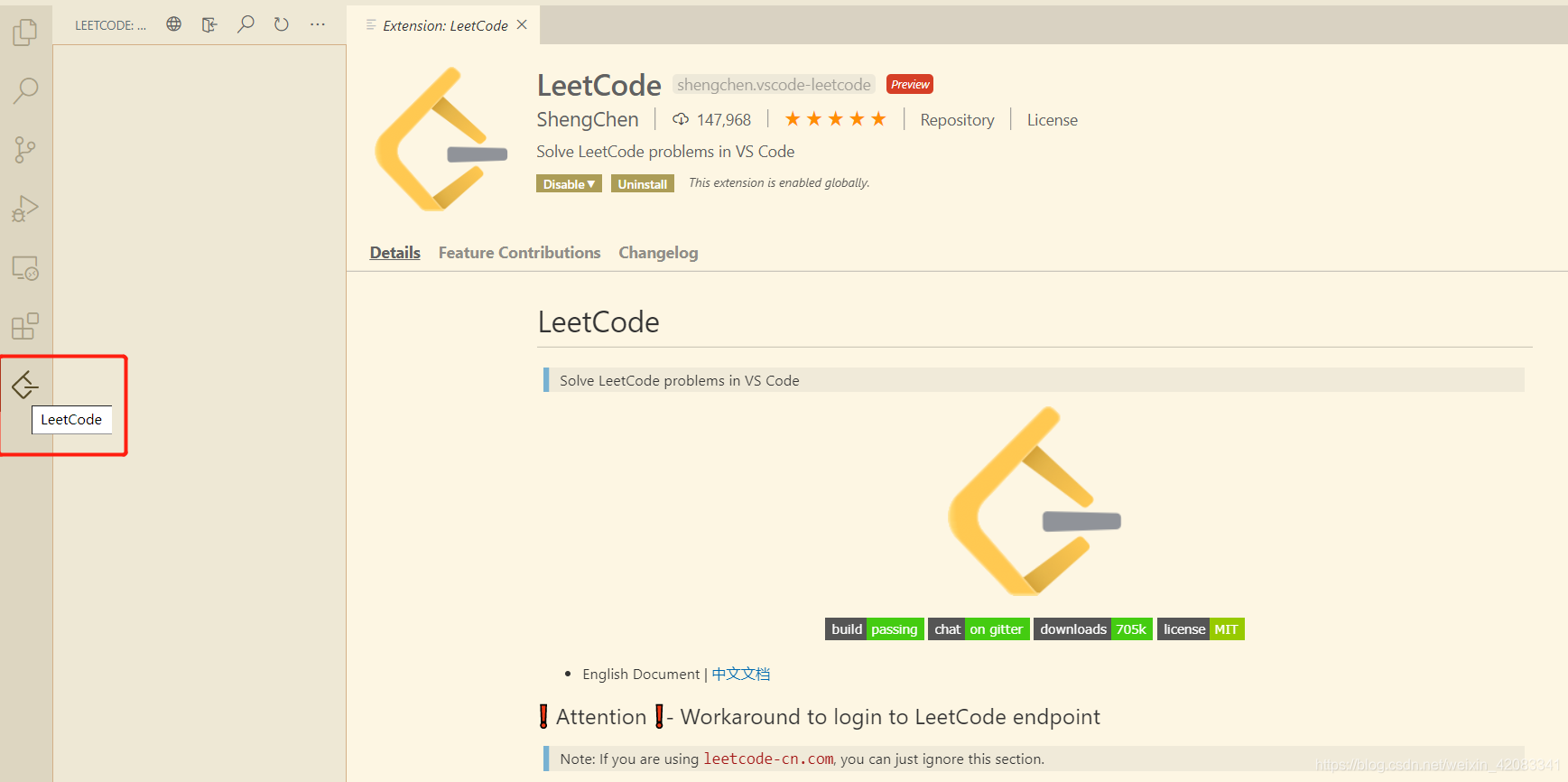 【VS Code】安装LeetCode_vscode安装leetcode-CSDN博客