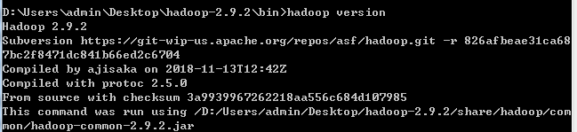 Hadoop 系统找不到指定的路径 Error: JAVA_HOME is incorrectly set. Please update D:\Bigdata\hadoop-2.9.1 ...
