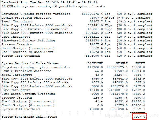 CPU性能测试工具--UnixBench-CSDN博客