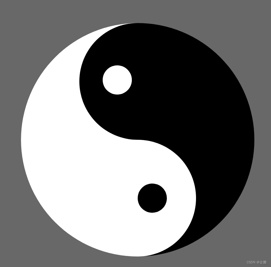 Htmlcss代码实现太极旋转图（个人代码练习记录）html设计旋转的太极图 Csdn博客
