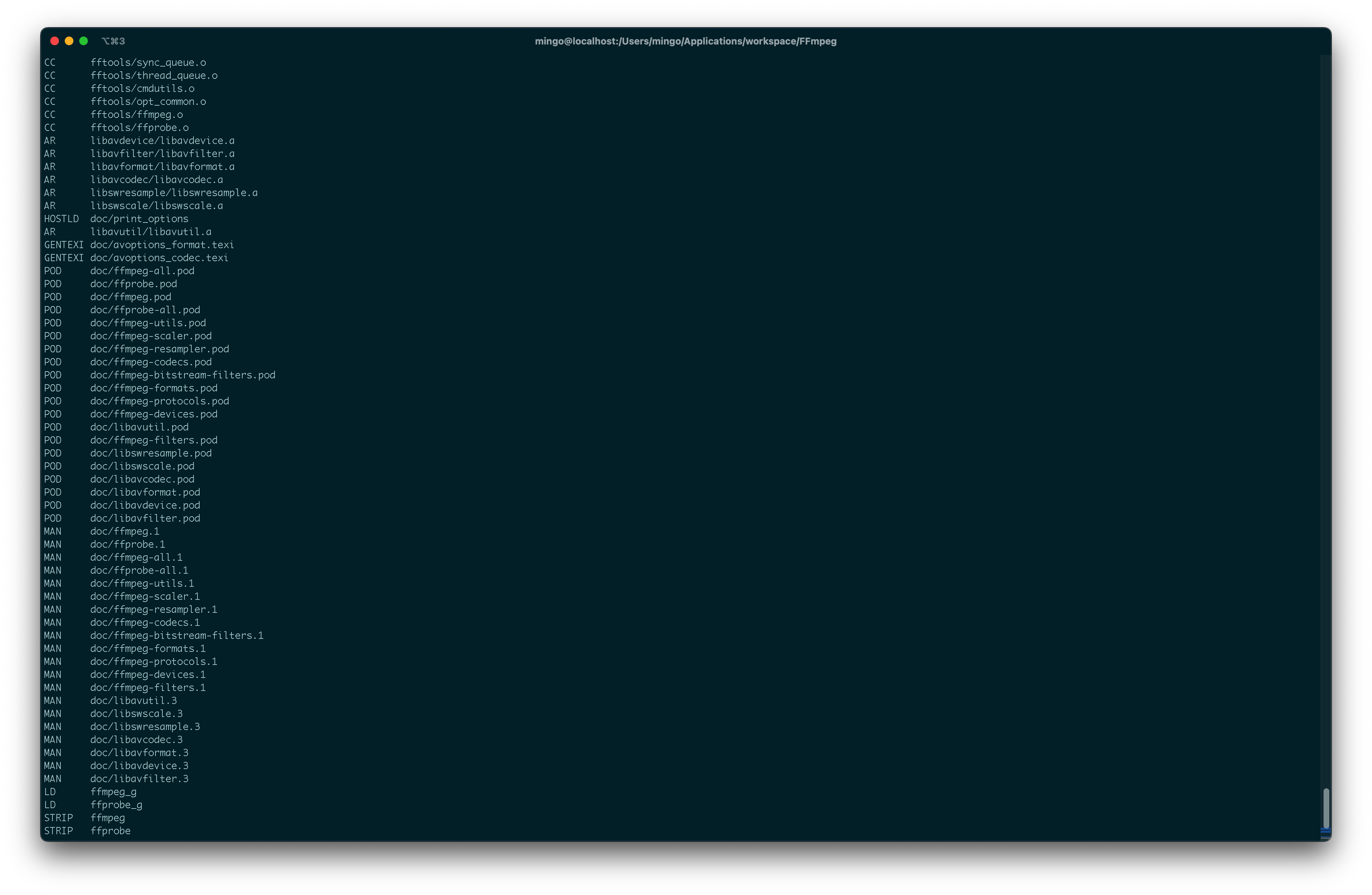 macOS上编译android的ffmpeg及ffmpeg.c_在mac 中把ffmpeg 编译成android平台的静态库,cpu架构为arm64-v8a-CSDN博客