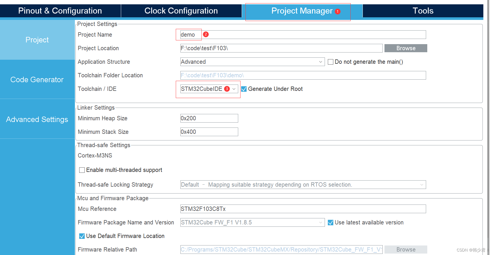 使用clion配合STM32CubeMX开发stm32(包含断点调试，查看寄存器值，printf重定向)_stm32 clion-CSDN博客