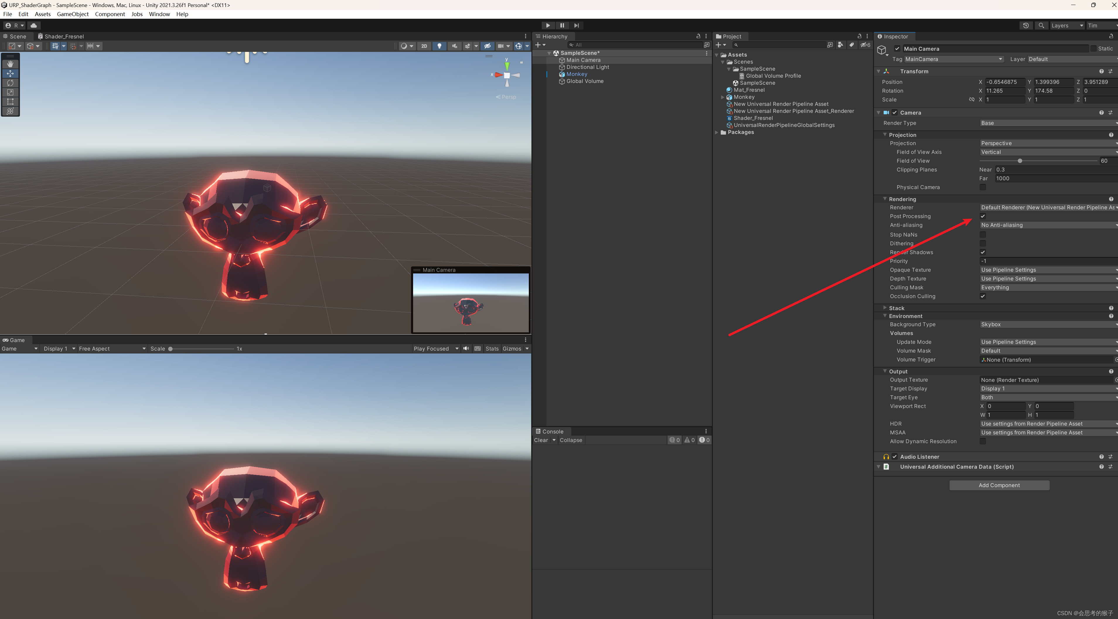 Post Processing里的bloom外发光效果game视图不显示!_unity urp postprocessing 为什么有些物体没有发光效果-CSDN博客