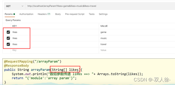 Springmvc 5种类型参数传递（postman）requestparam传递参数怎么传递 Csdn博客