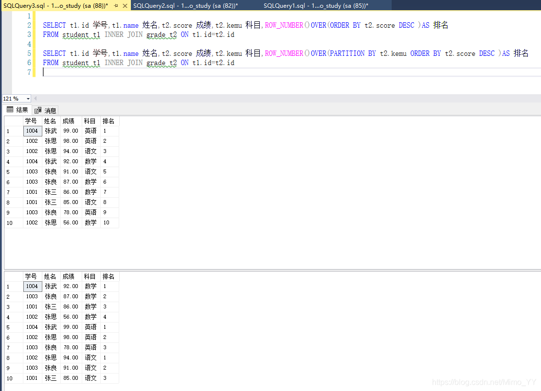 SQL--解释：ROW_NUMBER()OVER(PARTITION BY 字段名 ORDER BY字段名 DESC )_rownumber ...