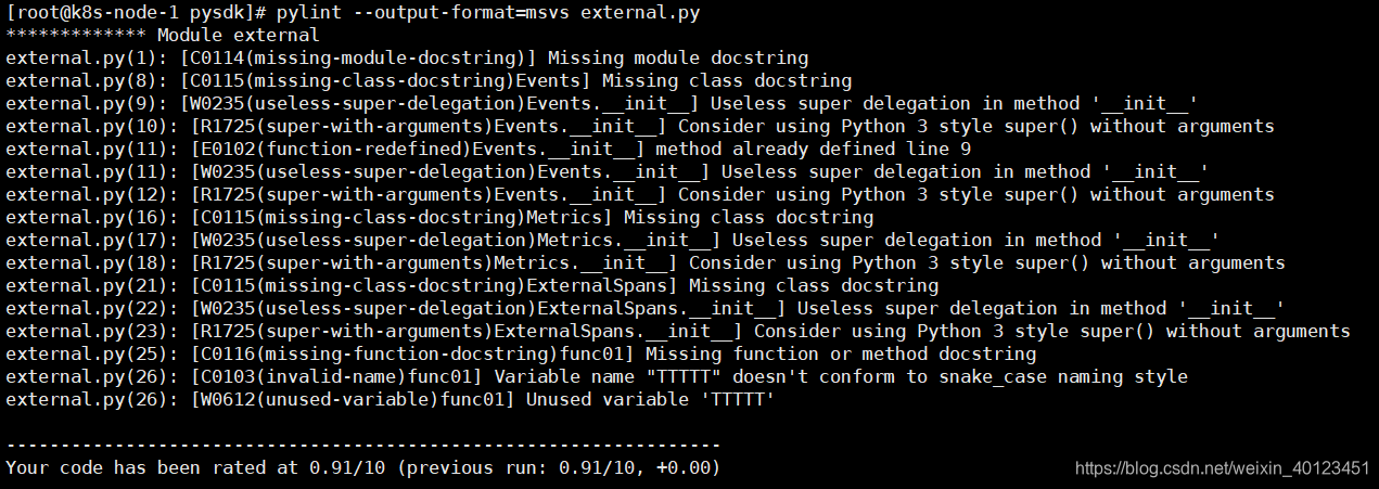 Pylint pylint安装与参数配置-CSDN博客