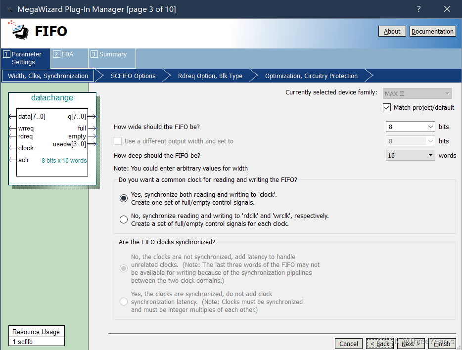 Quatus软件Verilog调用FIFO ip核步骤_verilog的ip核是什么-CSDN博客