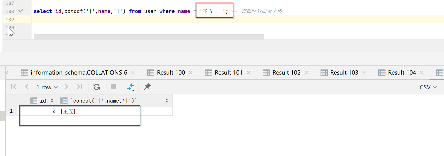 MySQL尾部空格处理与哪些设置有关? 字符集PAD SPACE与NO PAD属性的区别、MySQL字段尾部有空格为什么也能查询出来？-CSDN博客