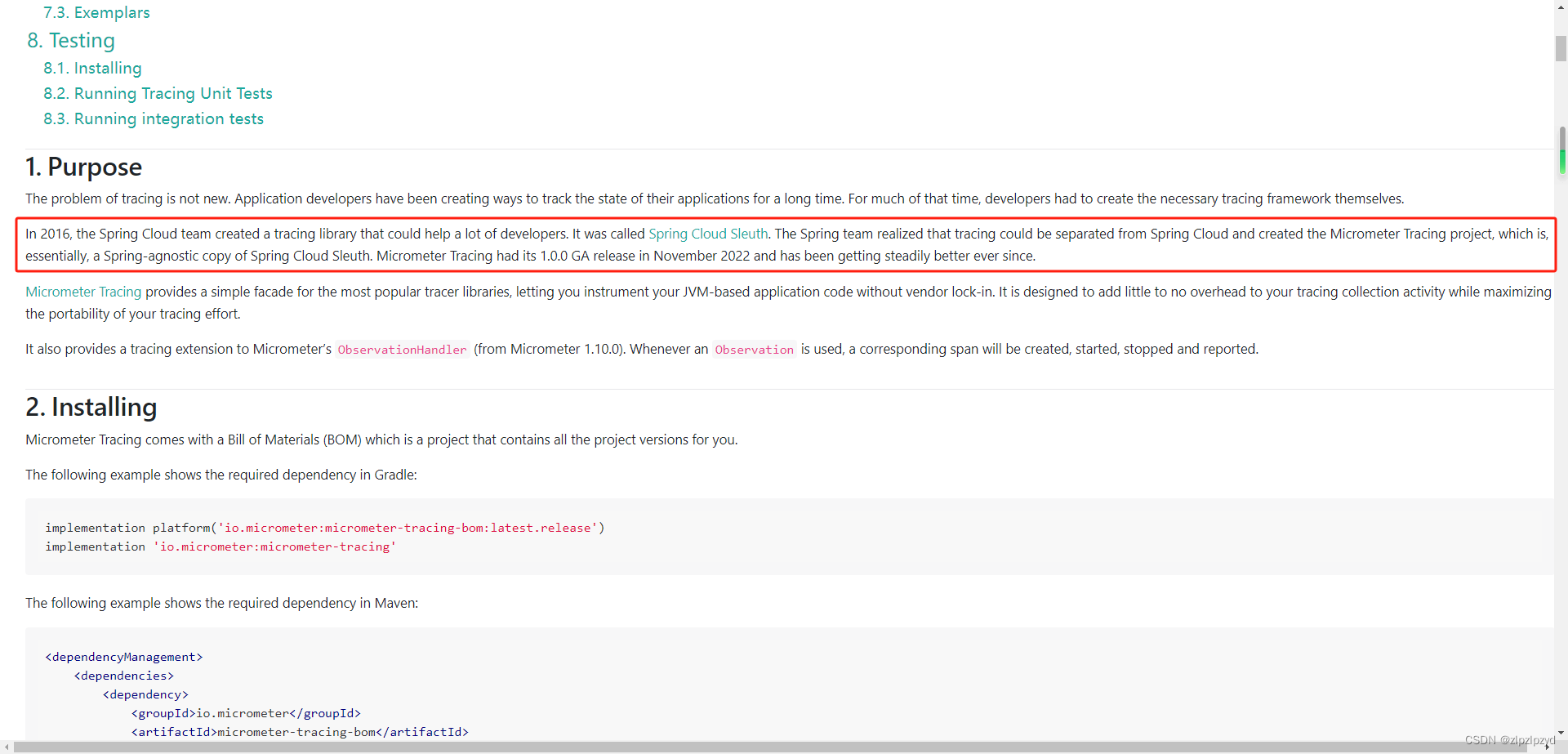 分布式服务的链路跟踪 Sleuth Micrometer zipkin OpenTelemetry apm spi_spring-cloud-dependencies 2022.0.3中不含 ...