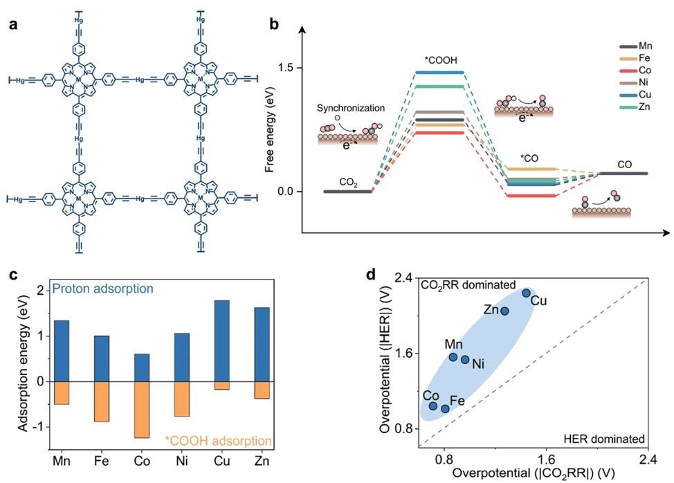 JACS:金属卟啉连接汞化石墨炔用于CO2电还原为CO_金属卟啉电催化二氧化碳还原-CSDN博客