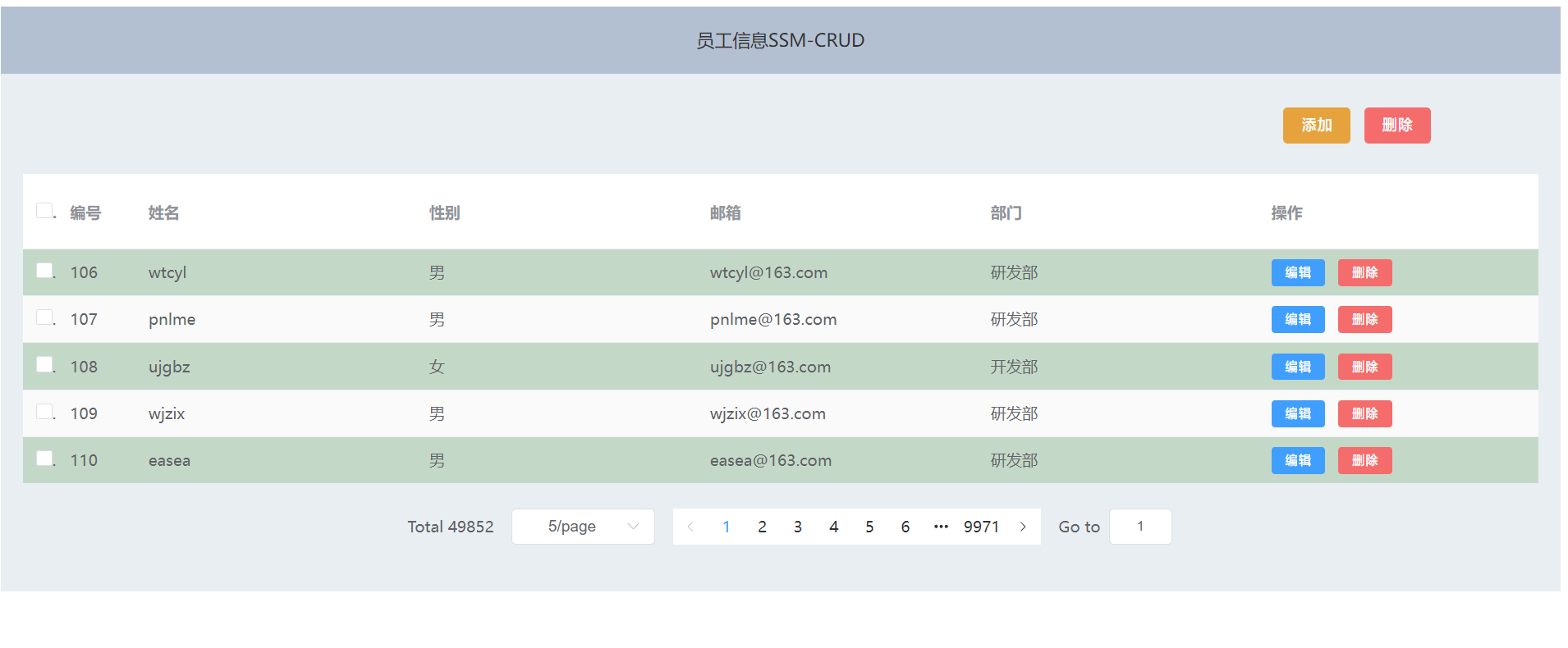 SSM-CRUD SSM+VUE版本 (尚硅谷教程)_ssm+vue+element--curd-CSDN博客