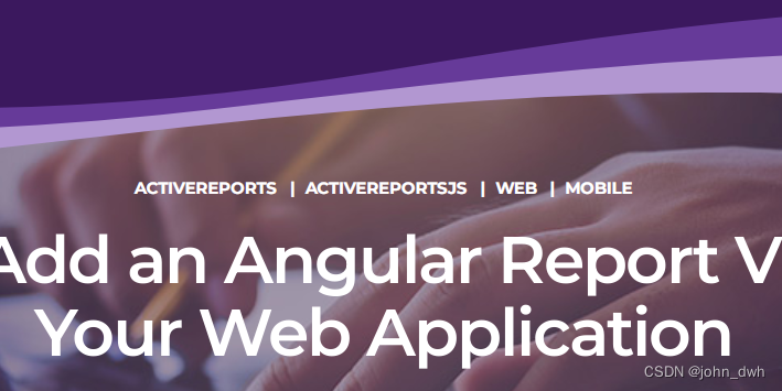 ActiveReportsJS:How to Add Angular Report Viewer Web App_activereportsmodule-CSDN博客