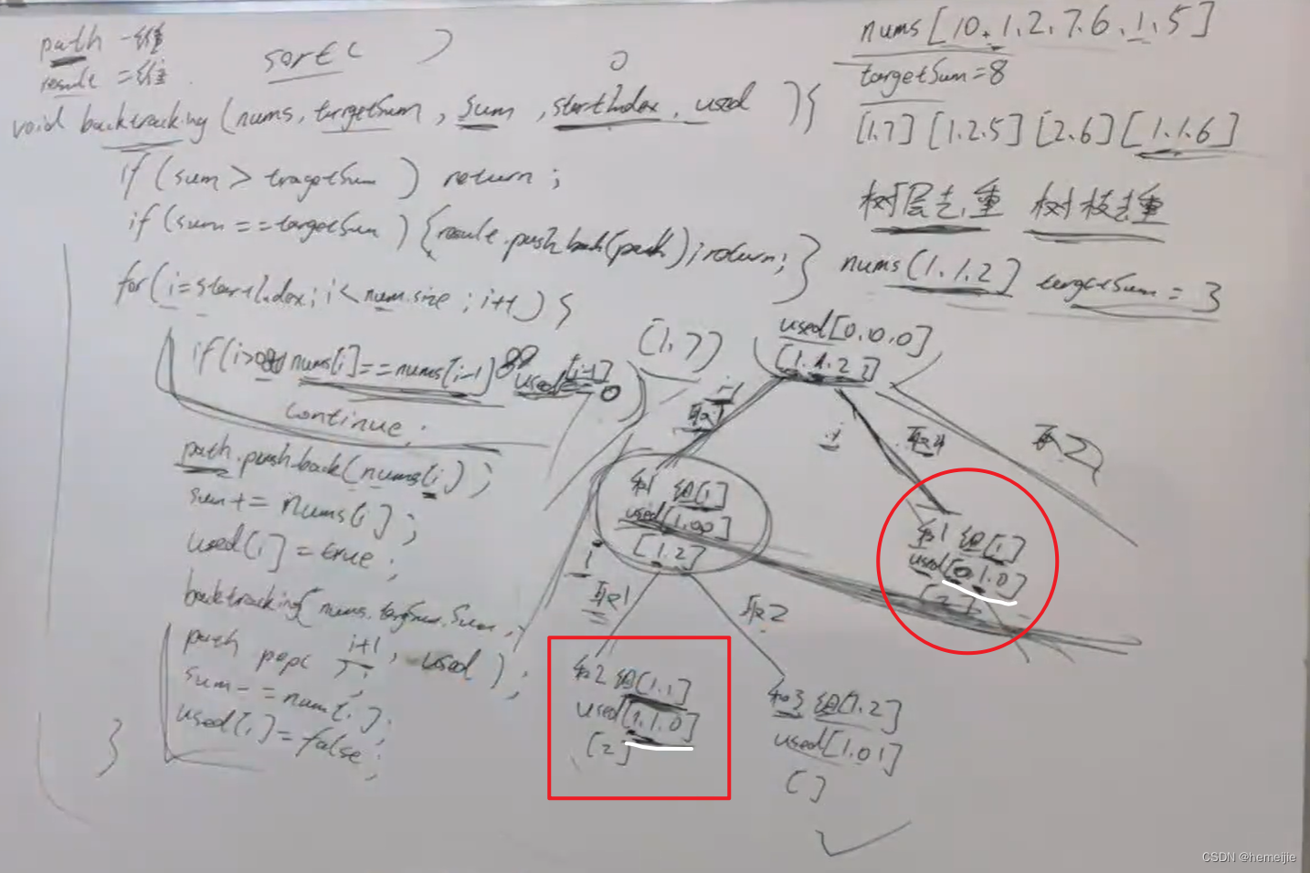 代码随想录训练营Day25: 39. 组合总和 40.组合总和II 131.分割回文串-CSDN博客