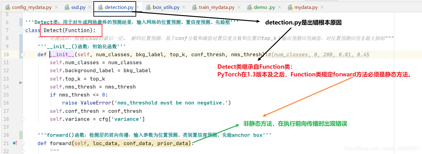 【调试】错误 RuntimeError: Legacy autograd function with non-static forward method is deprecated.-CSDN博客