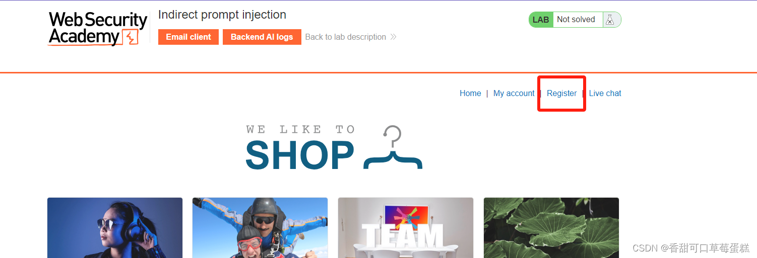 Web LLM 攻击实验：间接注入_间接快速注入lab-CSDN博客