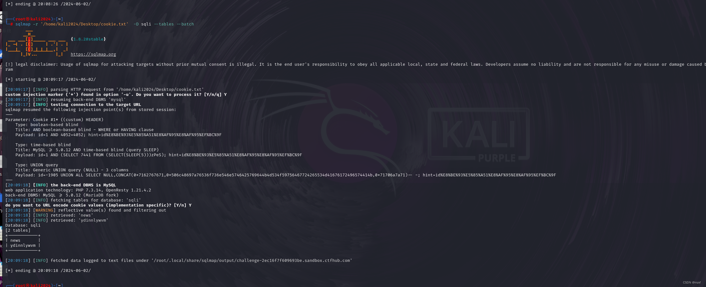 Sql注入 (运用sqlmap解题)sqlmap Level Csdn博客