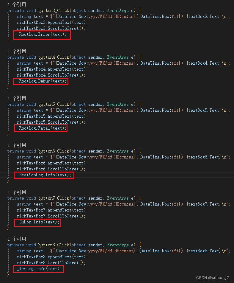 VisualStudio C#中使用Log4net输出不同类型的日志_c# 输出日志到vs-CSDN博客