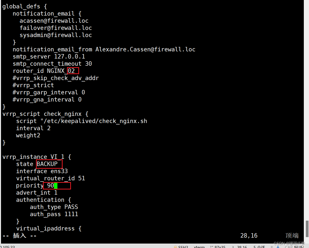 Nginx+KeepAlived高可用负载均衡集群的部署_nginx+keepalived负载集群部署-CSDN博客