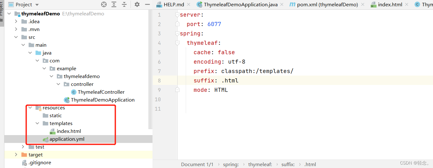 Themleaf模板文件位置配置的几种方式_thymeleaf配置-CSDN博客