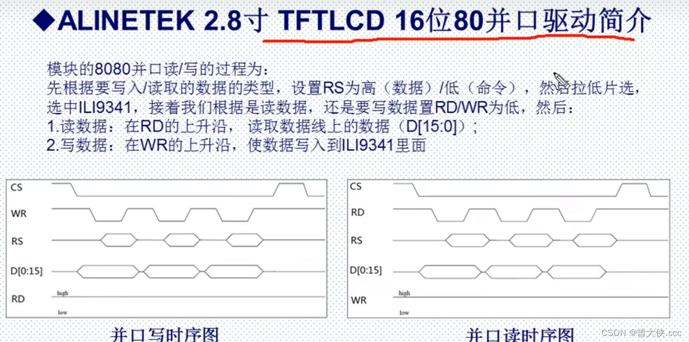 基于正点原子战舰版stm32的LCD-TFTLCD原理_stm32f10战舰版tftlcd实验原理-CSDN博客
