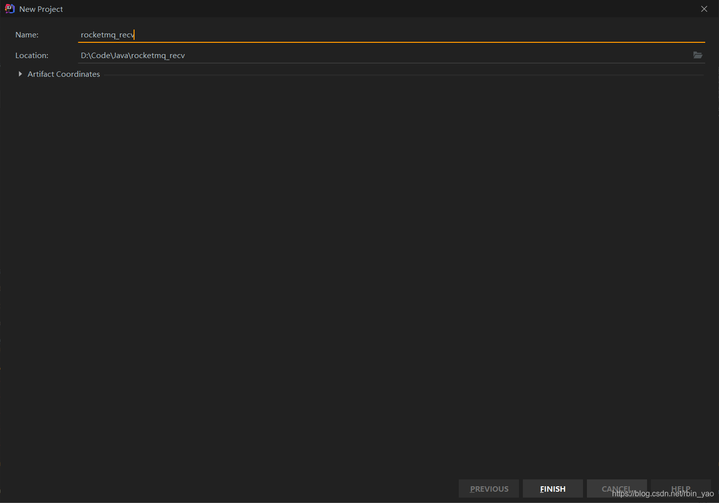 IDEA创建maven项目测试rocketMQ_org.apache.rocketmq maven-CSDN博客
