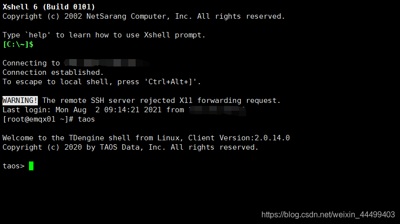 TDengine服务器与客户端安装_tdengine 客户端-CSDN博客