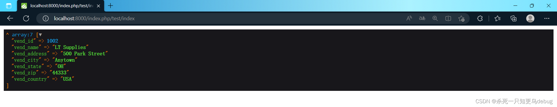 ThinkPHP6 模型层的模型属性，表映射关系，以及如何在控制层中使用模型层和模型层中的简单CRUD_thinkphp6 model-CSDN博客