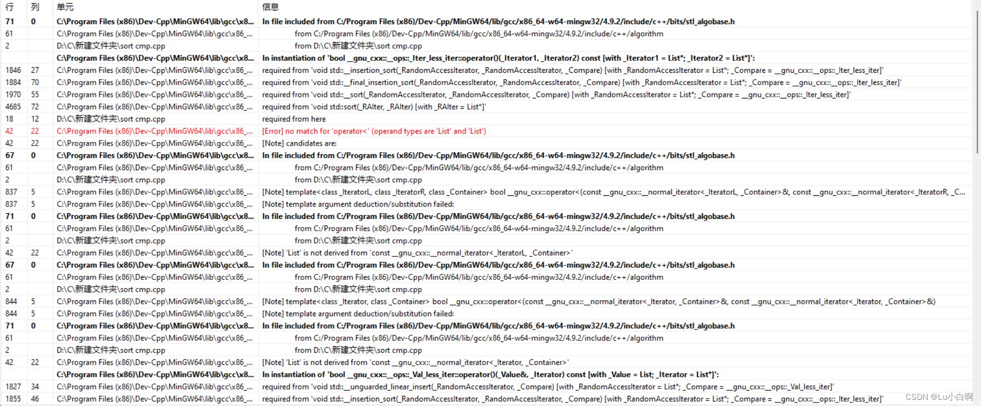 使用sort函数时predefined_ops.h报错无数_predefined-ops.h-CSDN博客