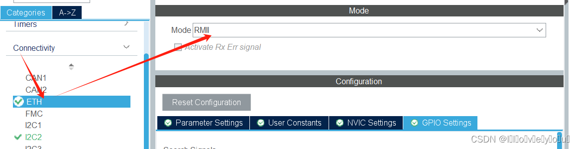 【笔记】STM32CubeIDE 1.15.1+阿波罗STM32F429+LAN8720A/YT8512C，配置ETH+LWIP，无操作系统实现PING-CSDN博客