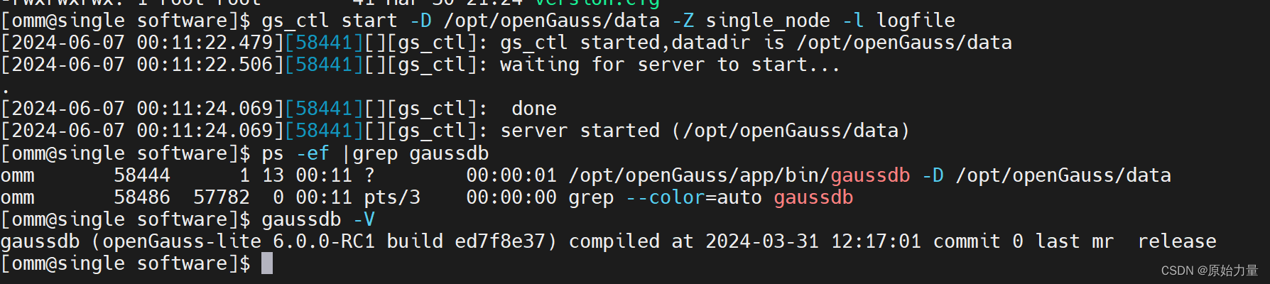 单节点安装OpenGauss过程记录_sysctl -w kernel.sem="250 85000 250 330-CSDN博客