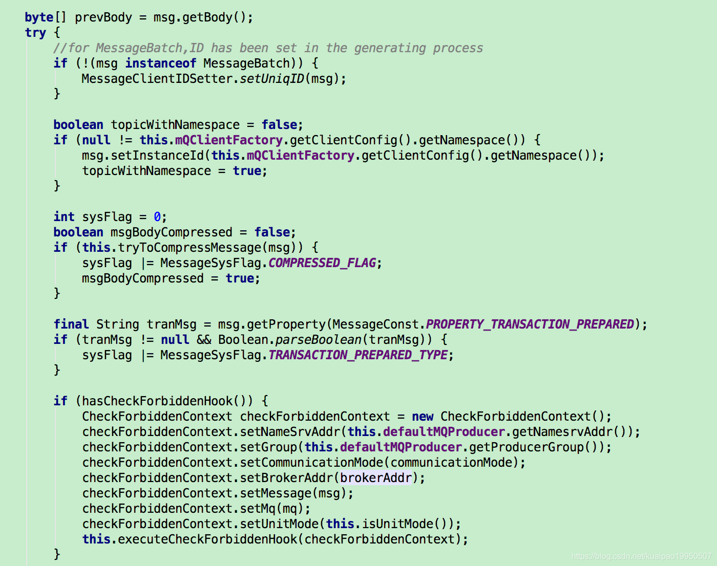 RocketMQ 源码分析04消息发送_invokeasync call timeout-CSDN博客