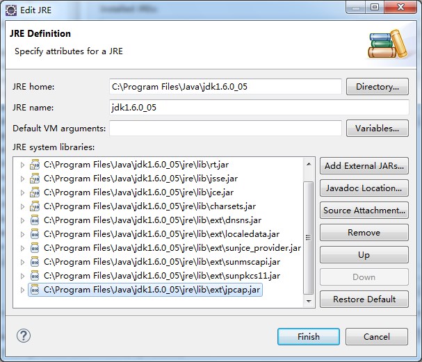 jpcap 配置方法，问题解决，模拟sniffer程序。（附JAVA程序，jar，dll包等环境）...-CSDN博客