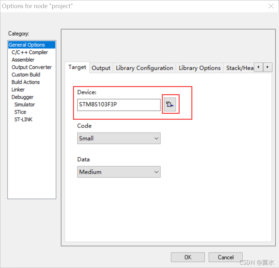 STM8S103F3P开发，报错：Fatal Error[Pe1696]: cannot open source file “stm8s_uart1.h“_fatal error[pe1696 ...
