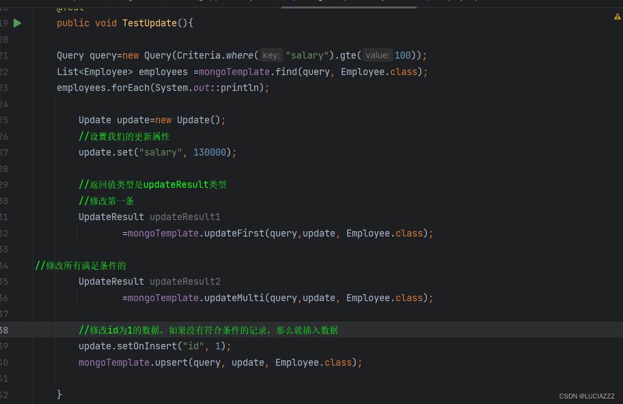 MogoTemplate基本入门（Mongodb数据库基本增删改查）_mongodbtemplate-CSDN博客