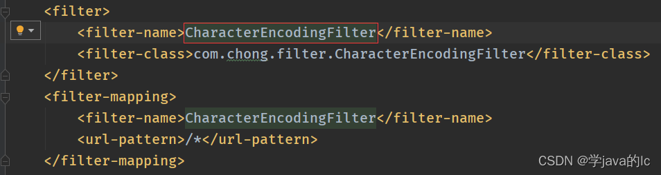 idea中web.xml报错 filter/servlet should have a mapping_intellij-idea_学java的lc-华为开发者空间