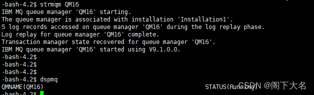 IBMMQ linux版命令创建队列管理器、队列、通道、window连接（六）_ibmmq创建通道-CSDN博客