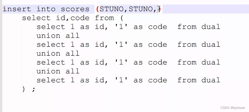 oracle insert into values 批量插入_oracle insert into values 多条-CSDN博客