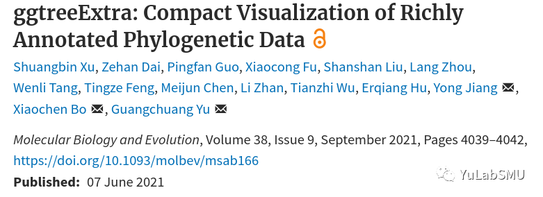 MBE：ggtreeExtra-用图层叠加方法绘制环形进化树-CSDN博客