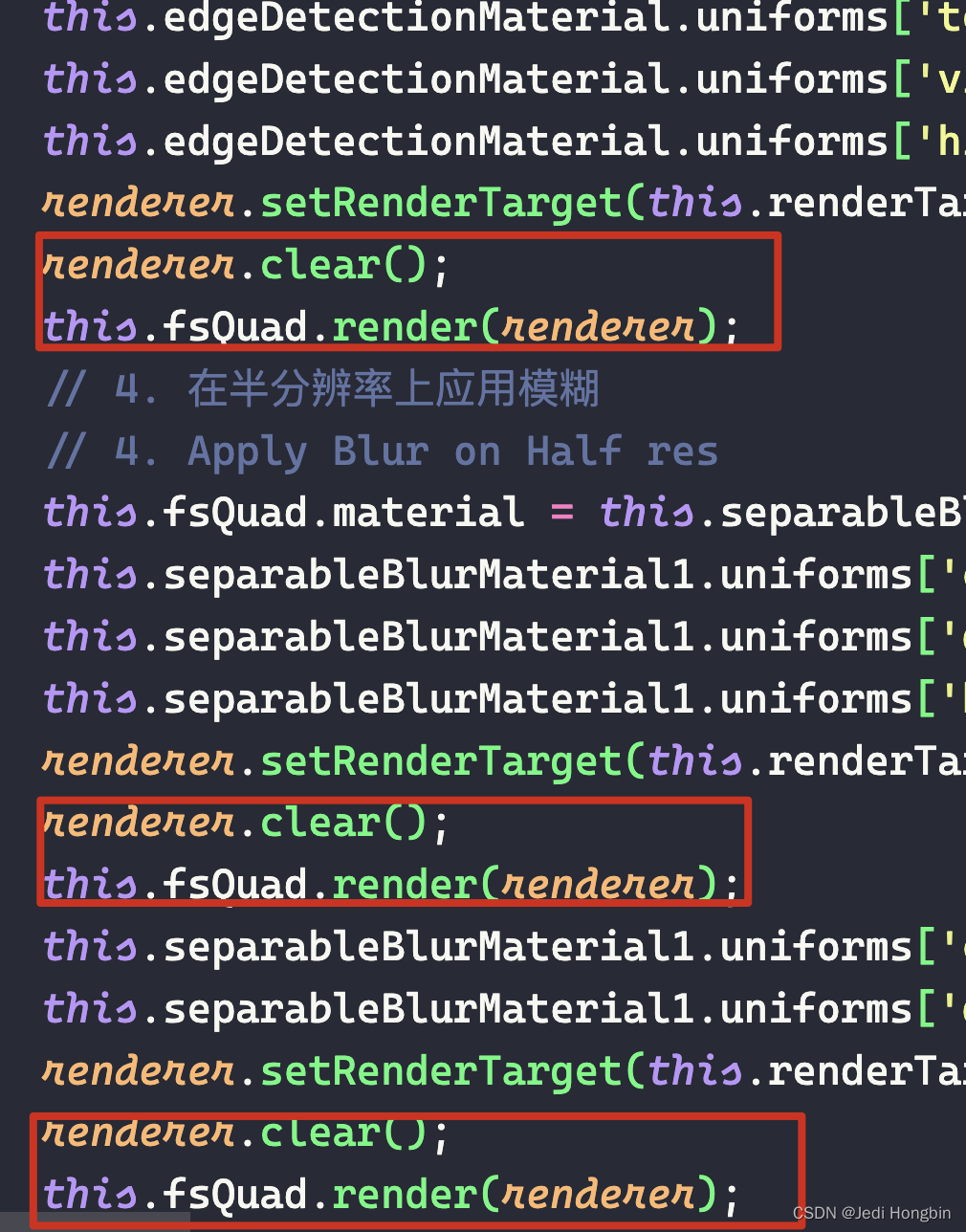 分析three.js OutlinePass 实现模式-CSDN博客