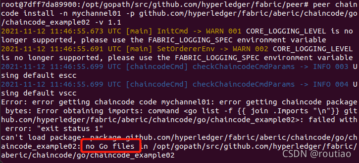 fabric1.4.0单机更新链码时遇到的错误_error: error getting chaincode code mycc: error ge-CSDN博客