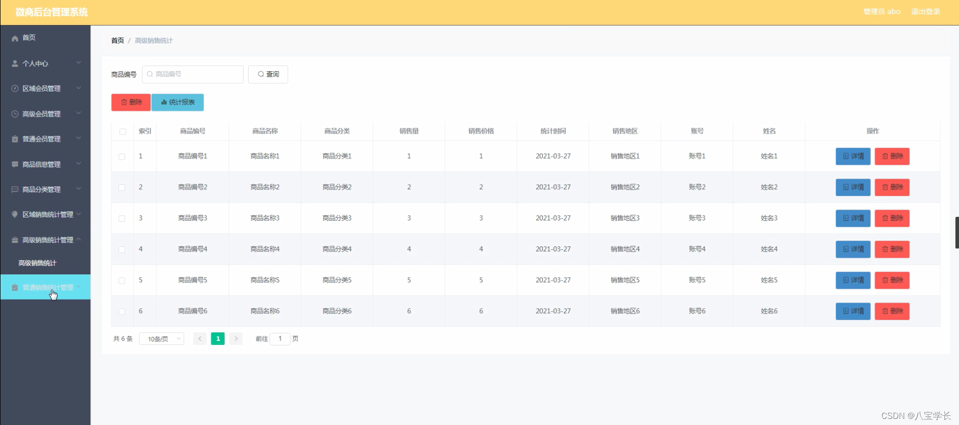 JAVA毕设项目微商后台管理系统（java+VUE+Mybatis+Maven+Mysql）_java,mysql,vue项目代码下载-CSDN博客