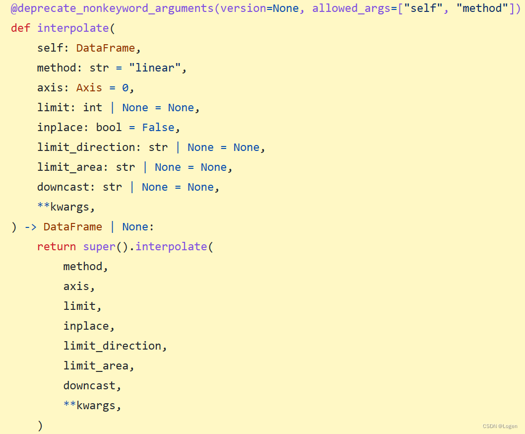 Pandas中用interpolate( )线性差值法填充缺失数据_dataframe.interpolate-CSDN博客