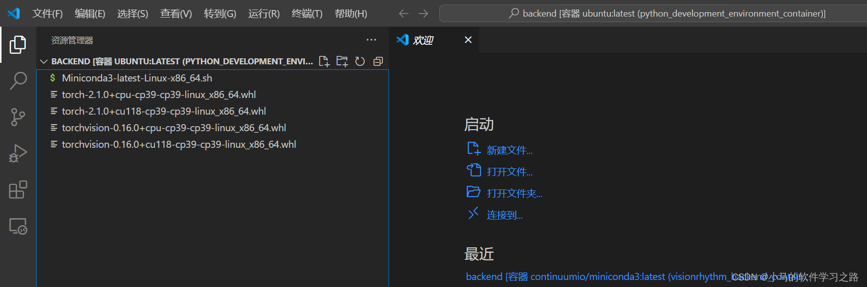 Windows下的docker容器(ubuntu)进行pytorch+paddlepaddle环境部署（CPU环境）_pytorch官方docker paddle so-CSDN博客