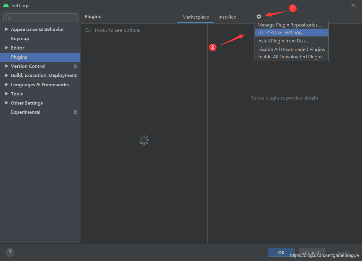 新版Android studio Plugins Marketplace搜不到结果解决办法_androidstudio plugins搜索不到-CSDN博客