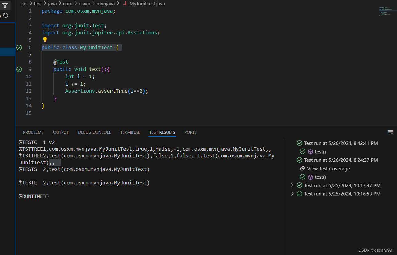在VS Code中进行Java的单元测试_vscode java 单元测试-CSDN博客