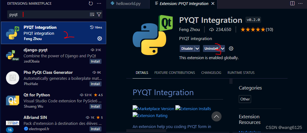vscode配置pyqt5-CSDN博客